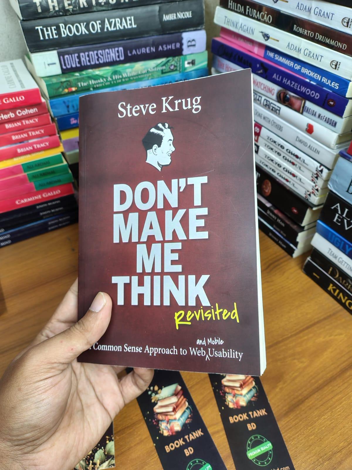Don't Make Me Think by Steve Krug – Book Tank BD