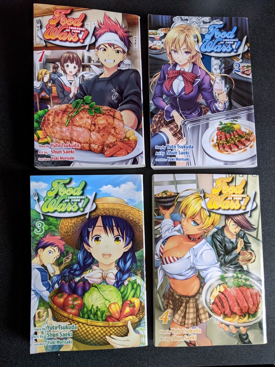 Food Wars! Manga series Vol. 1-5 by Yūto Tsukuda – Book Tank BD