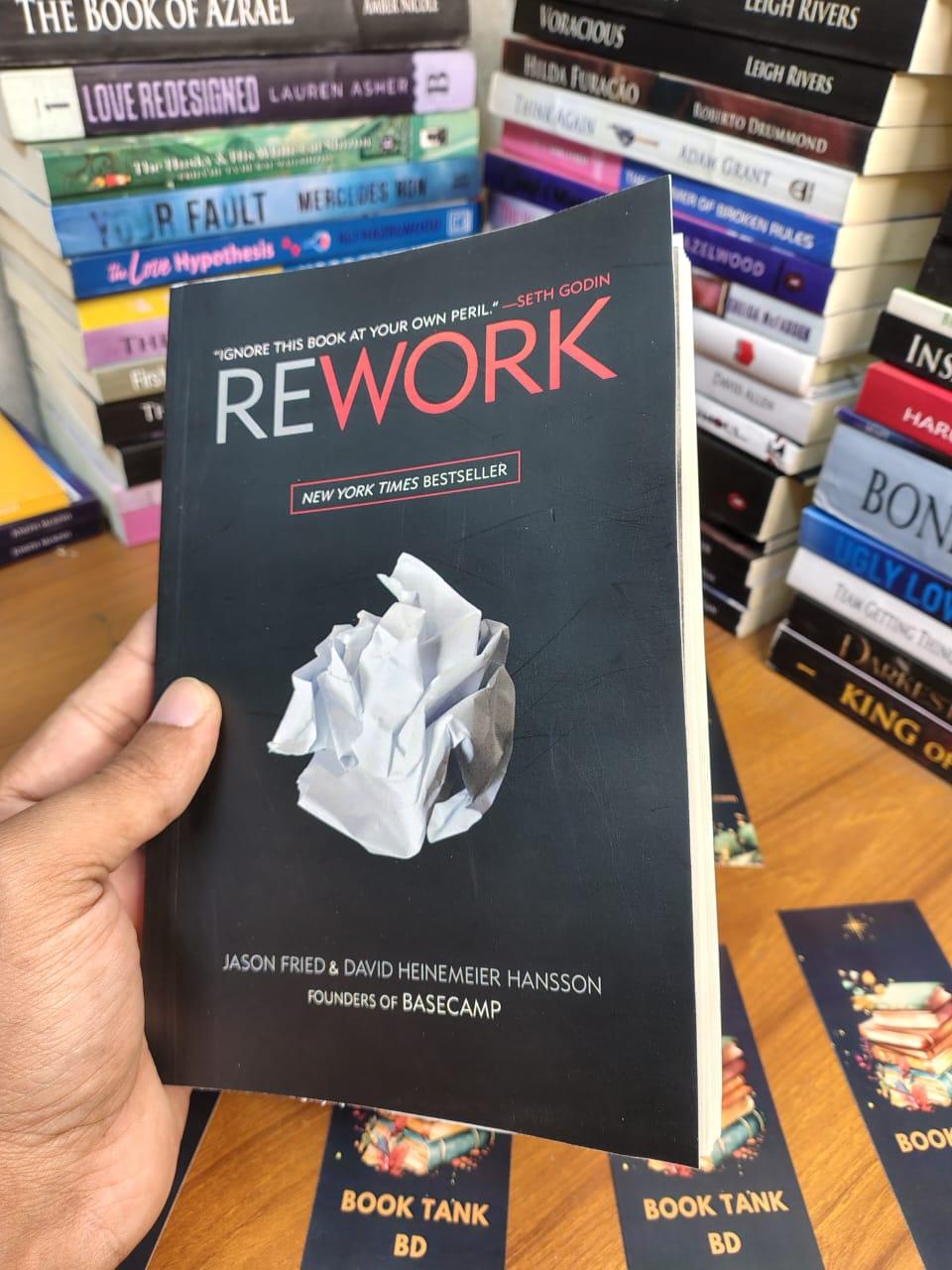 Rework by David Heinemeier Hansson and Jason Fried – Book Tank BD